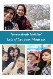 Buy Happy Birthday Greeting Photo Upload Card Online | Haati